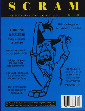 Scram Magazine – rooting out the cashews in the bridge mix of unpopular ...